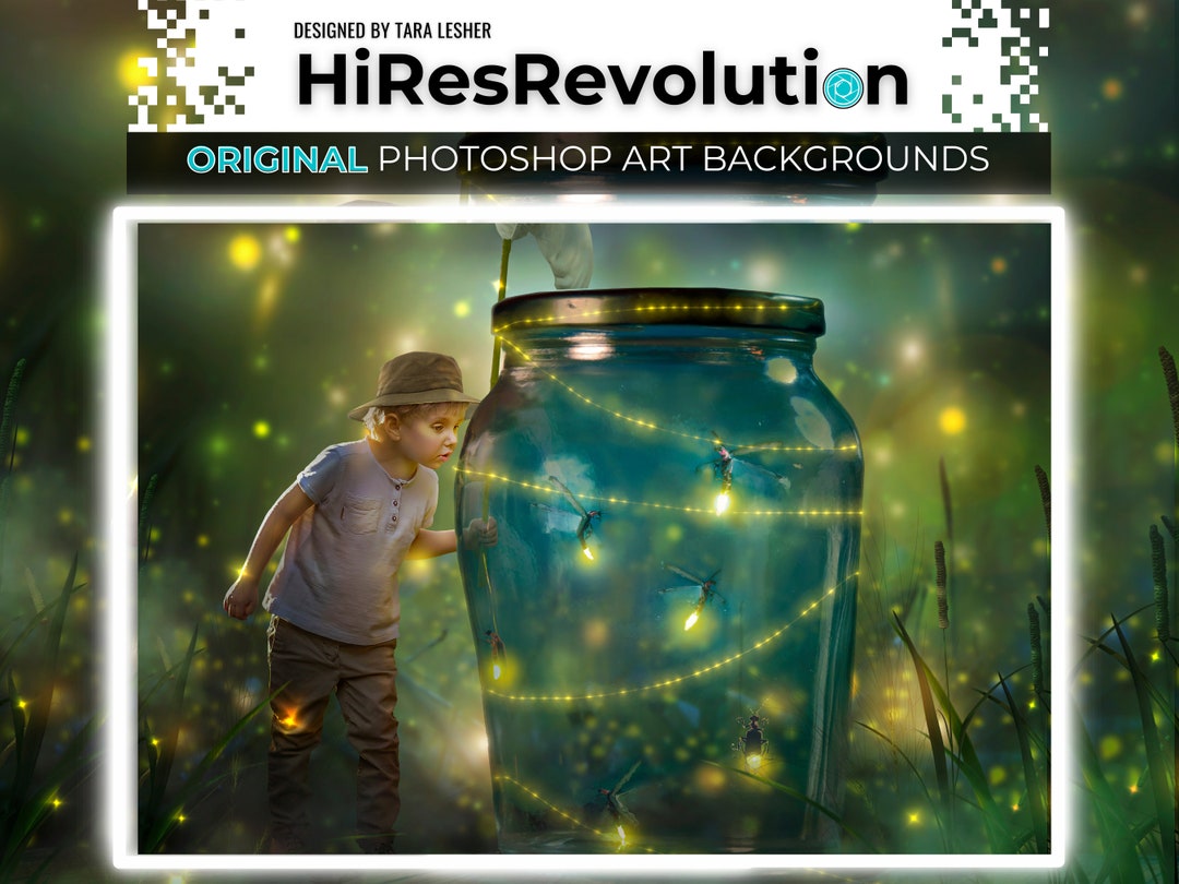 Firefly Digital Backdrop for Photographers Dreamy Fantasy - Etsy