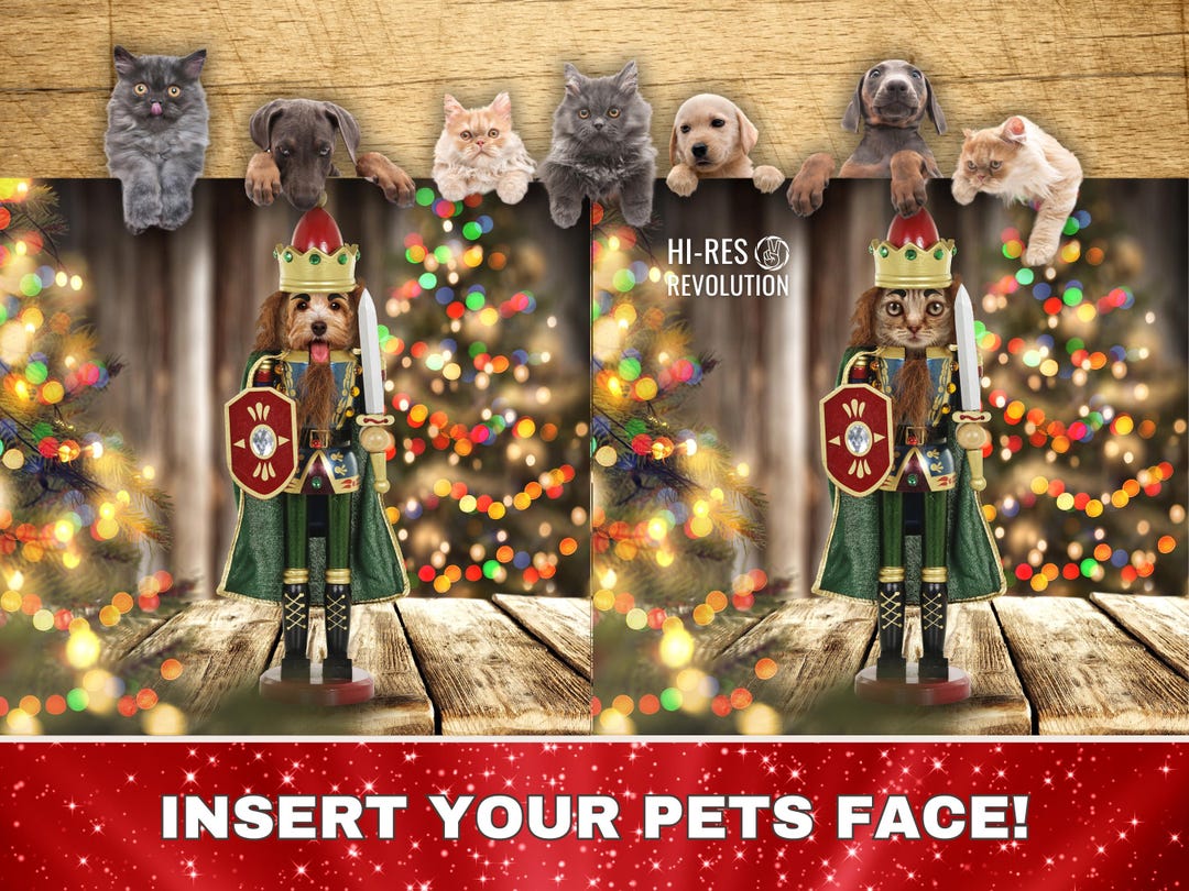 Nutcracker Pet Portrait Background Digital Holiday Backdrop Christmas ...