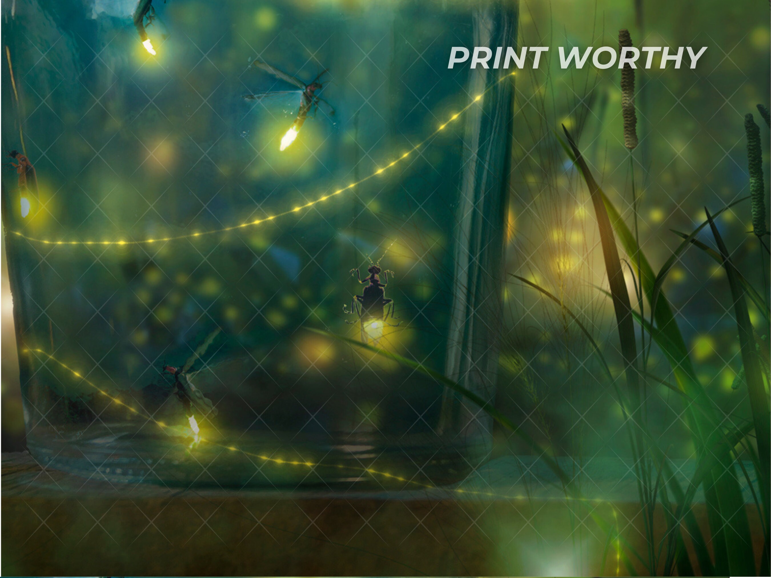 Firefly Digital Backdrop for Photographers Dreamy Fantasy - Etsy