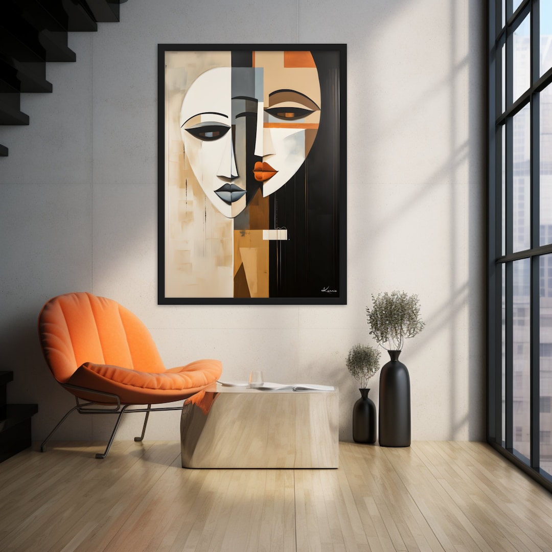 Contemplating Identity | Masquerade Masks | Abstract Art | Black Beige ...