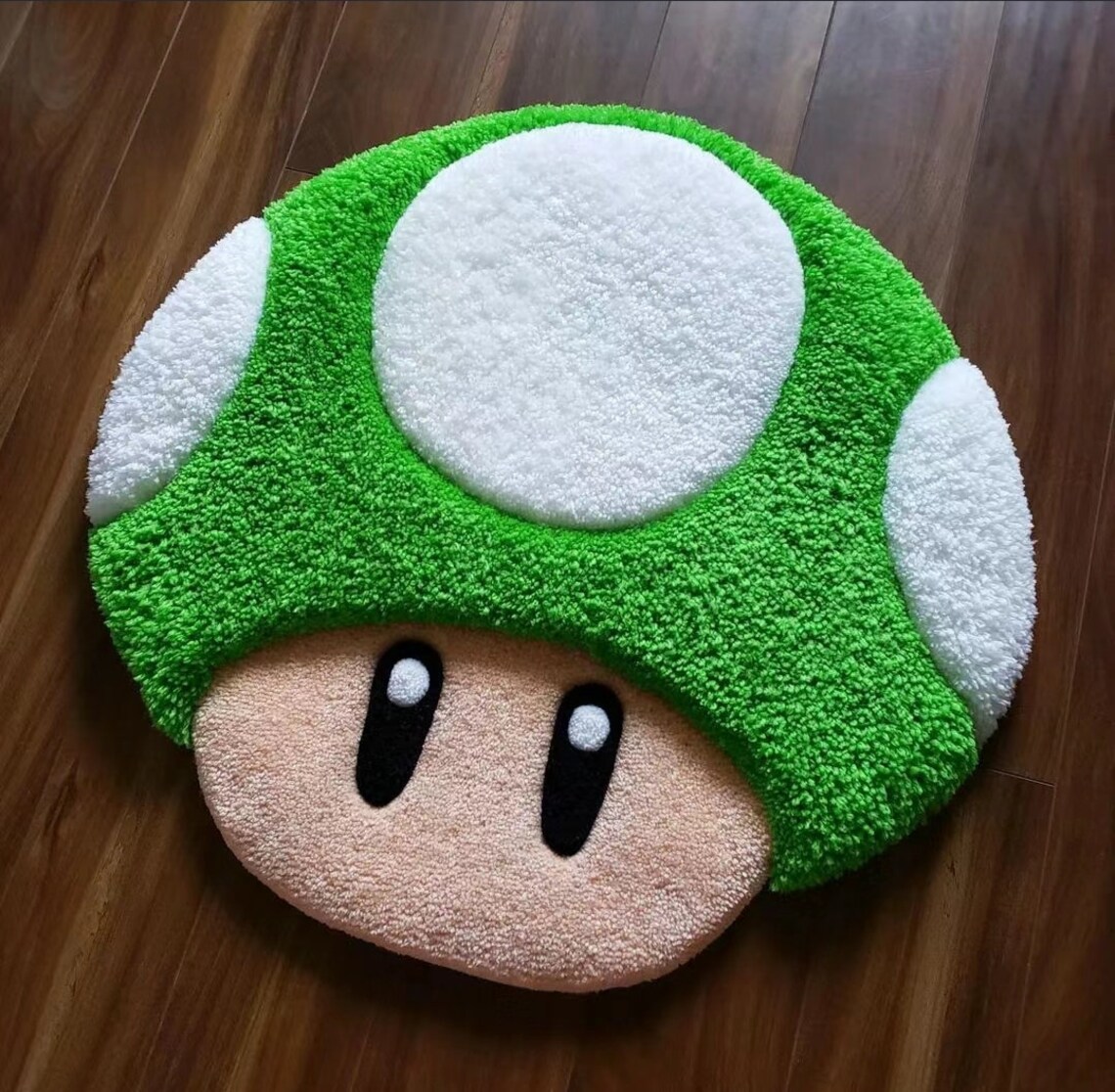 Cute Funny Mushroom Tufted Carpet Detailed Design Video Game Rug - Etsy