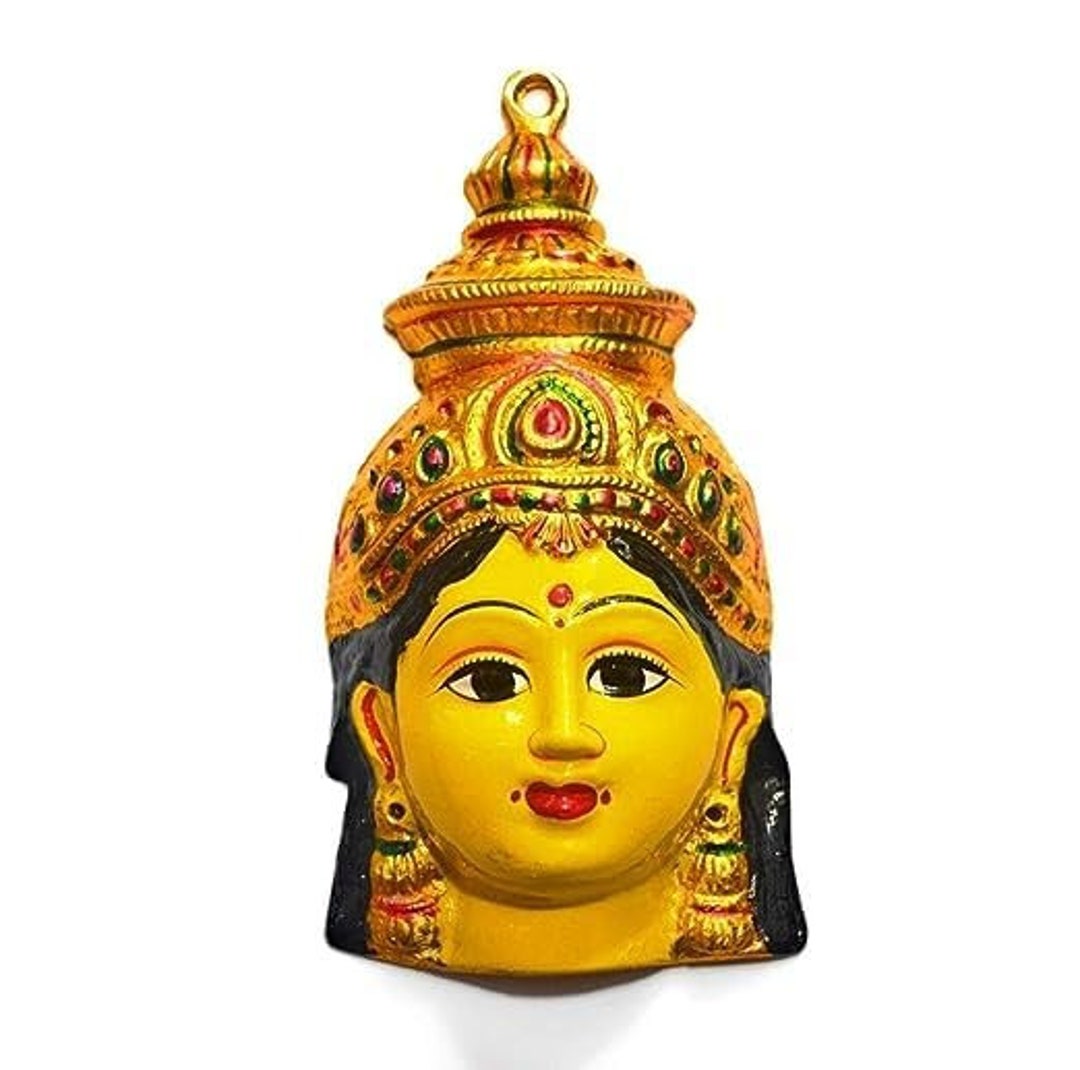 Lakshmi Devi Face Goddess Varalakshmi Ammavaru Koppu Face - Etsy