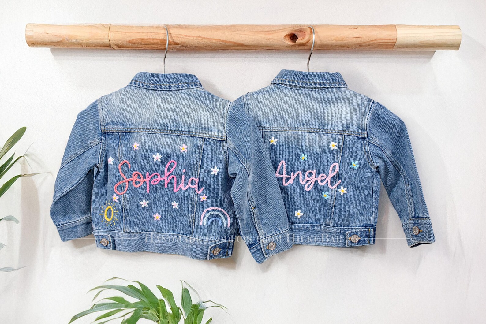 Personalized Baby Denim Jacket: Custom Name, Handmade Jean Jacket - Etsy