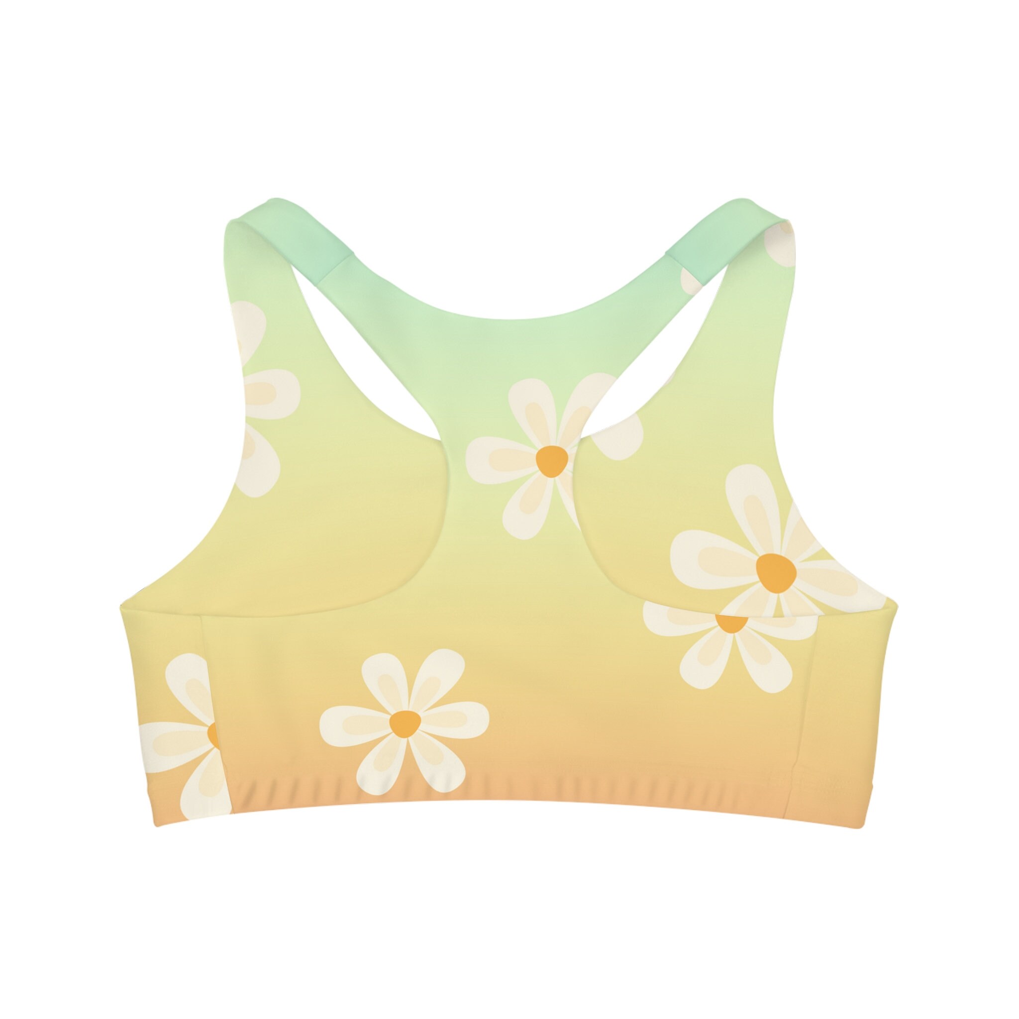 Coffee Bikini & Beach Seamless Sports Bra AOP, Yoga Bra Top, Yoga ...