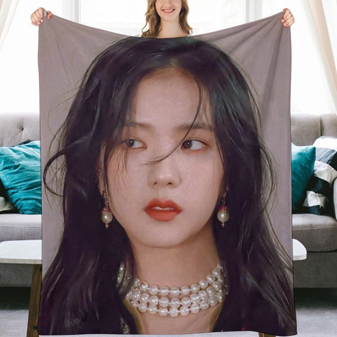 BLACKPINK Jisoo Photo Blanket Gorgeous JISOO Instyle Magazine - Etsy