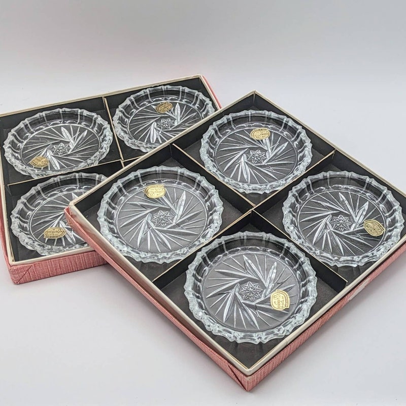 Retro Glass Coasters - Etsy