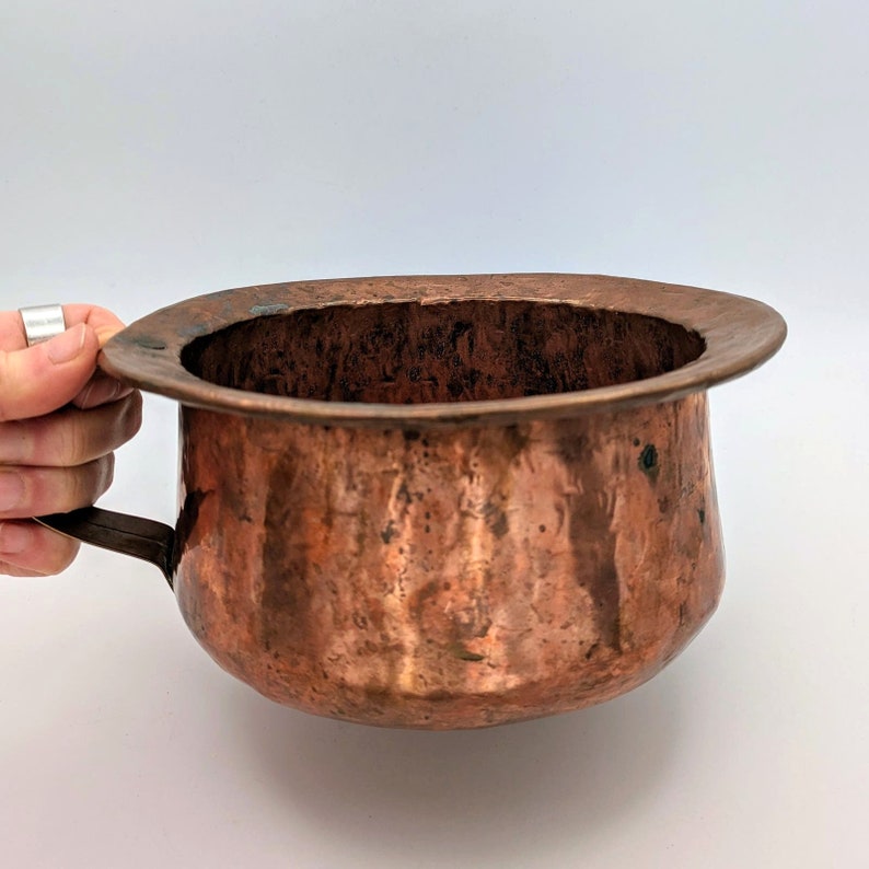 Antique Hammered Solid Copper Chamber Pot, Planter, Bowl - Etsy