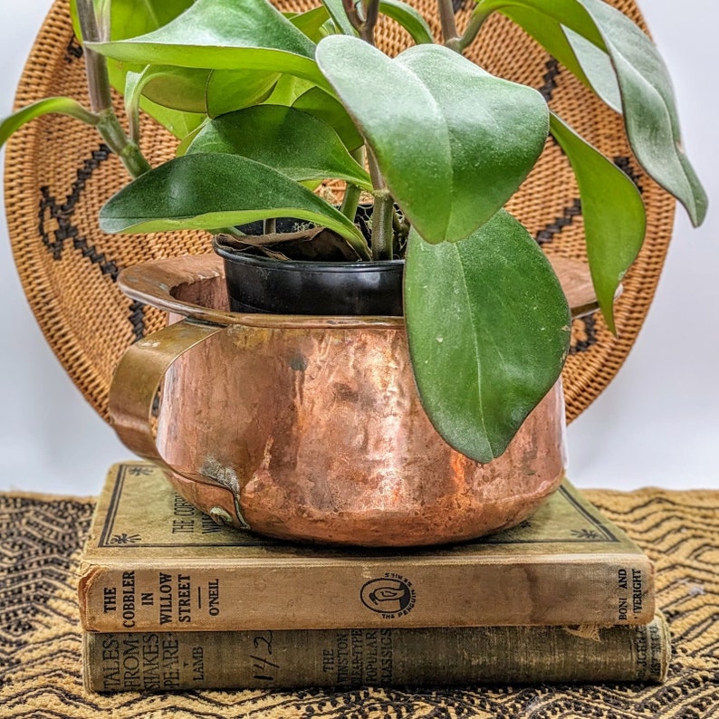 Antique Hammered Solid Copper Chamber Pot, Planter, Bowl - Etsy