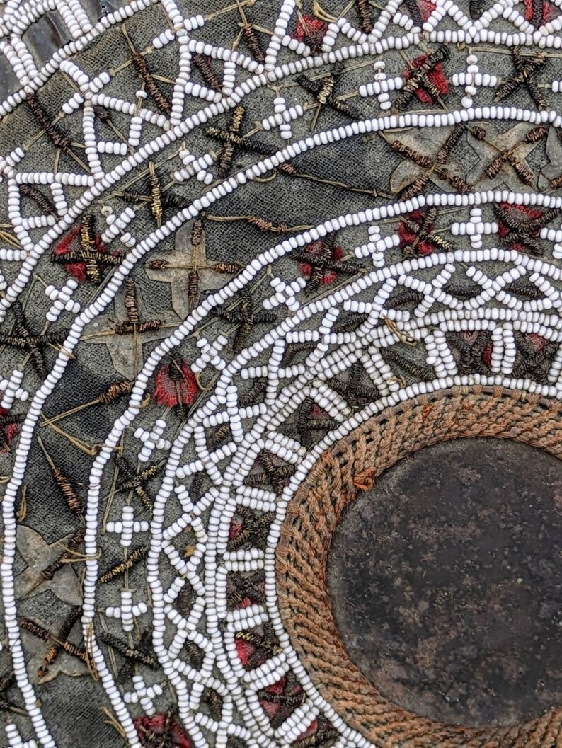 Antique Balinese Hindu Beaded Temple Offering Basket - Etsy