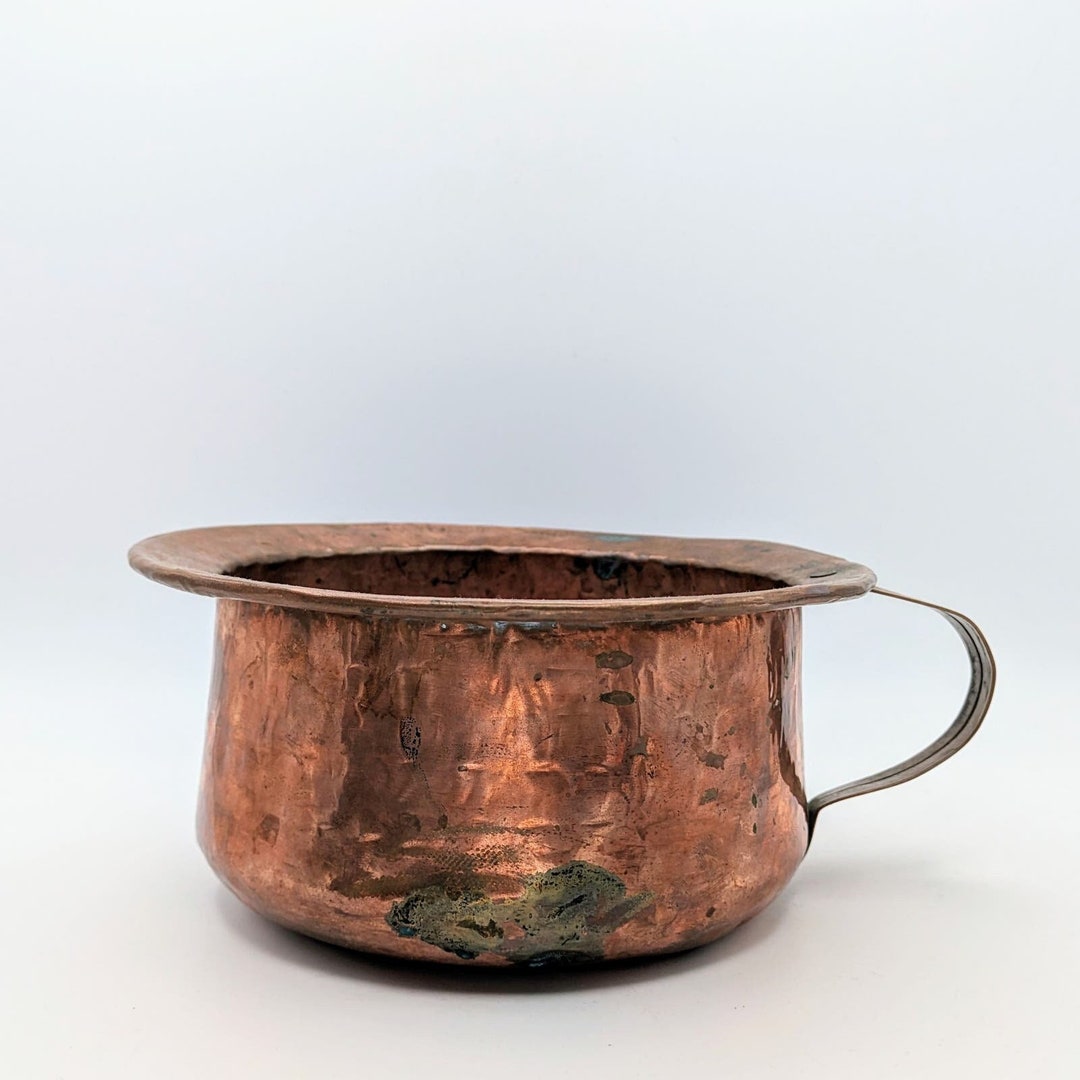 Antique Hammered Solid Copper Chamber Pot, Planter, Bowl - Etsy