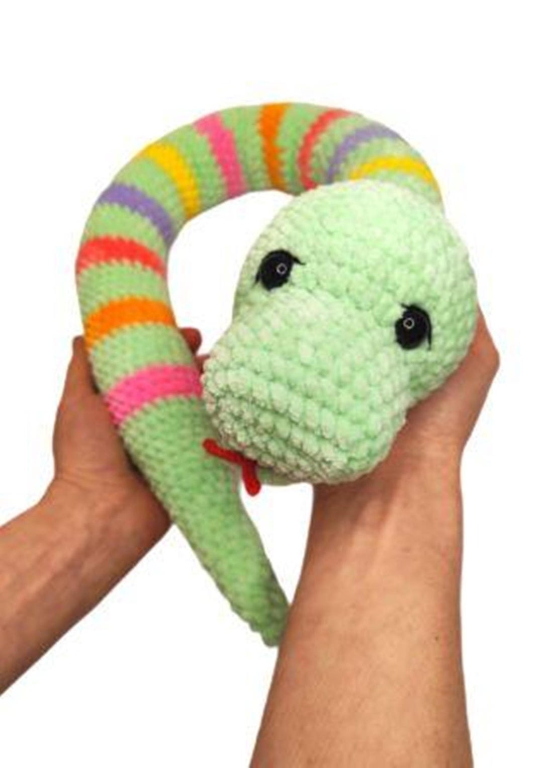 Snake Crochet Pattern/ Amigurumi Turorial Big Snake/ English Pattern ...