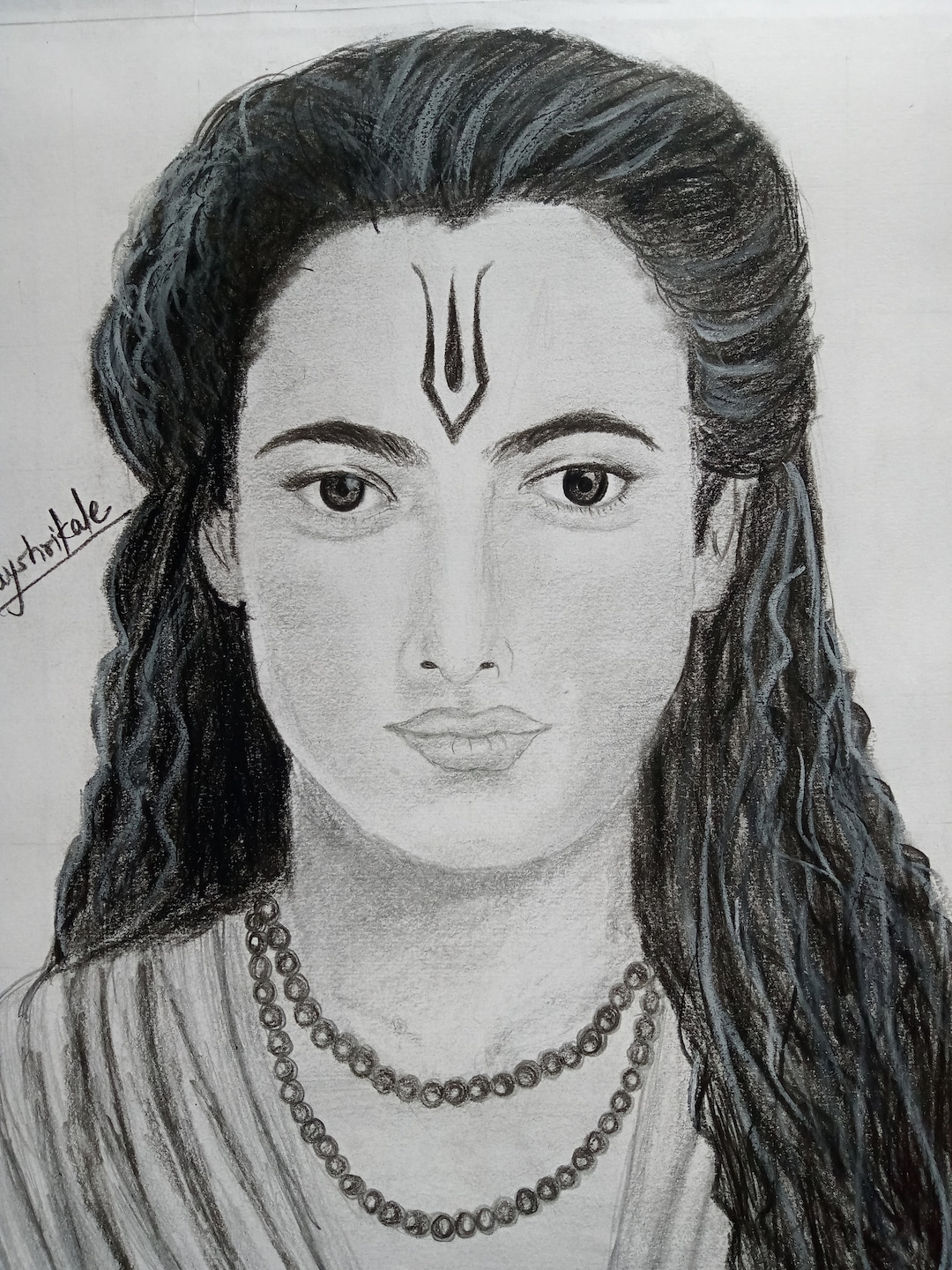 God Ram Pencil Sketch Art Charcoal Graphite Art Pencil - Etsy