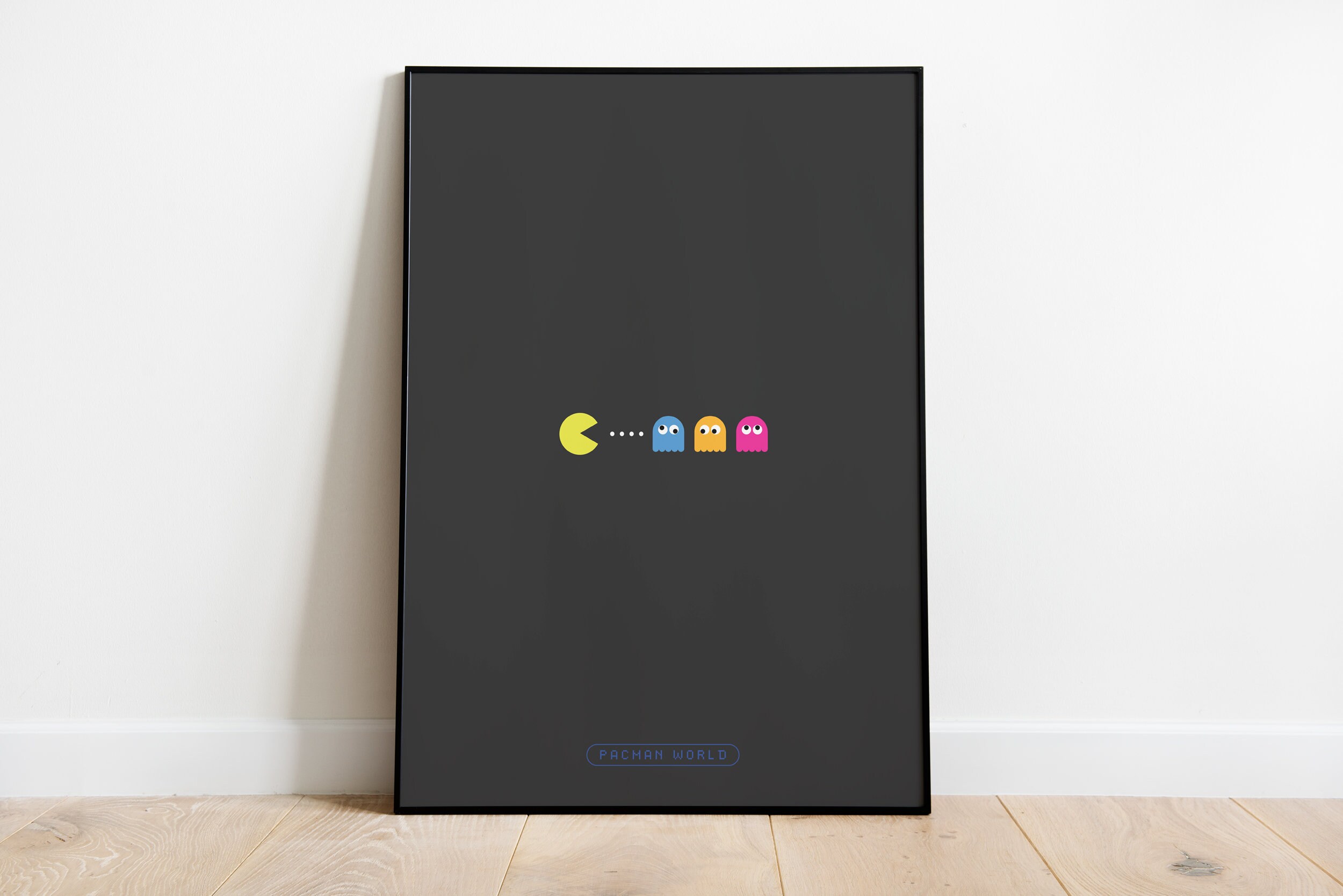 Pacman Digital Poster - Etsy