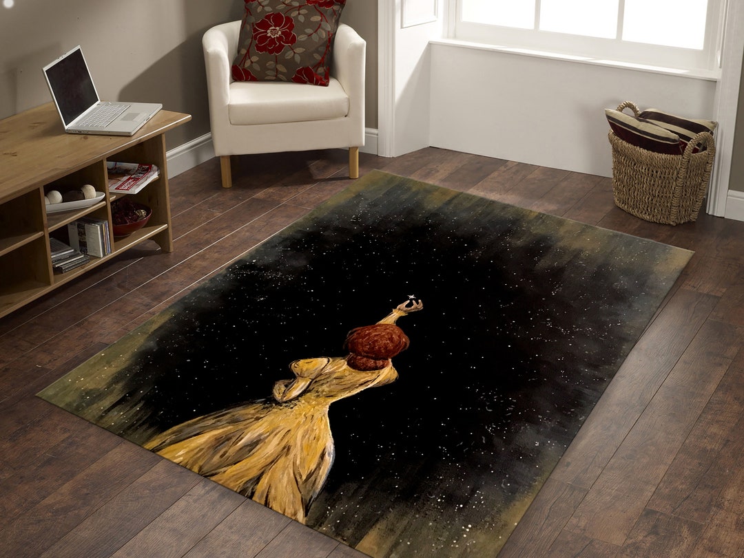 Woman Figure Rug, Illustration Rug, Picture Carpet, Sky Rug ...