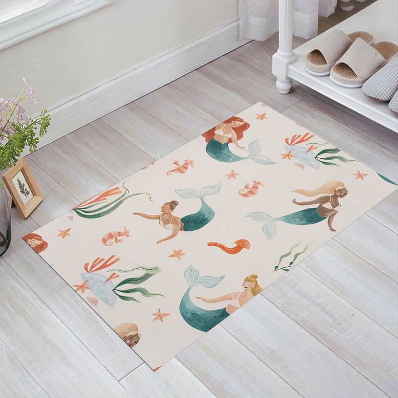 Mermaid Area Rug - Etsy