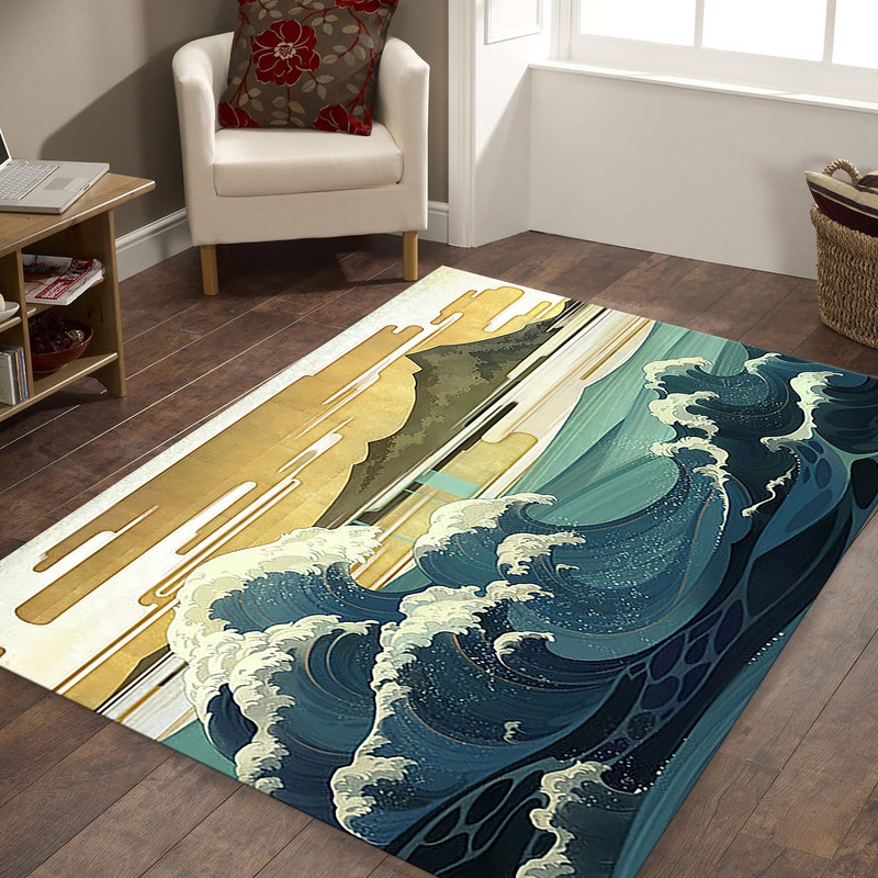 Japanese Rug - Etsy