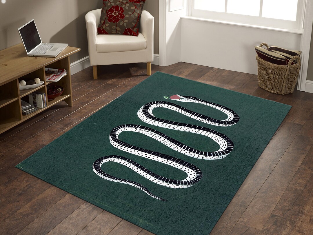 Snake Rug, Wild Animal Rug, Snake Carpet, Artistic Rug, Artistic Carpet ...