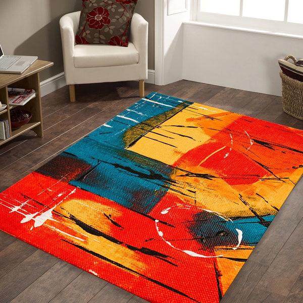 Abstract Rug - Etsy