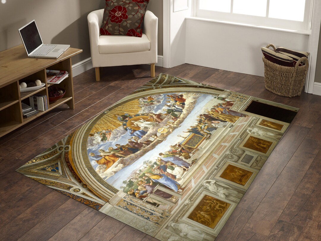 Christian Rug, Heaven Rug, Philosophy Rug, Light Colored Rug ...
