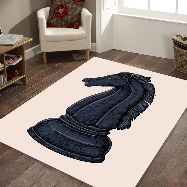 Chess Board Rug - Etsy