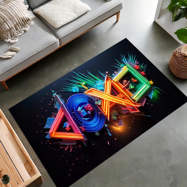 RGB Pro Gamer Rug: Anti-fatigue Memory Foam Controller Mat - Etsy