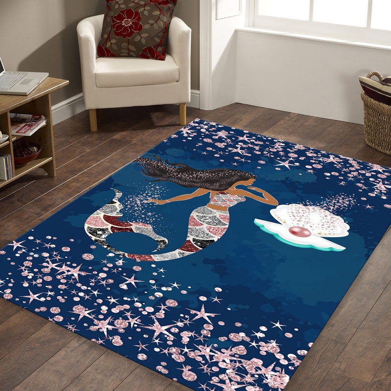 Mermaid Area Rug - Etsy