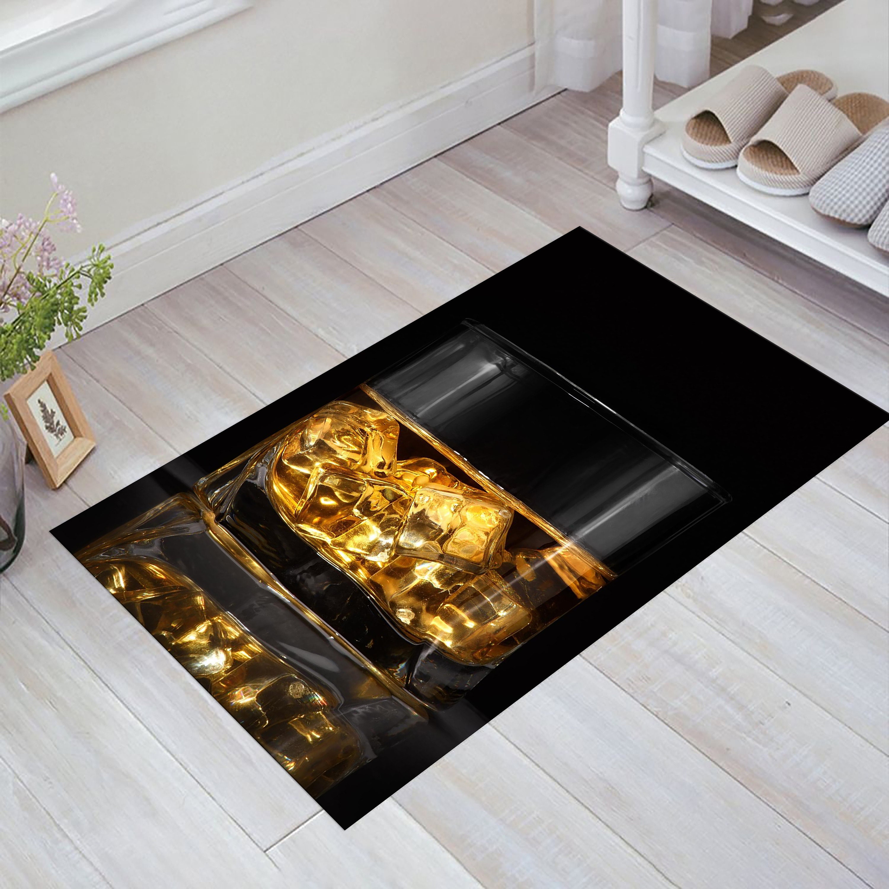 Whiskey Photo Rug, Alcohol Photo Rug, Art Rug, Dark Colored Rug ...