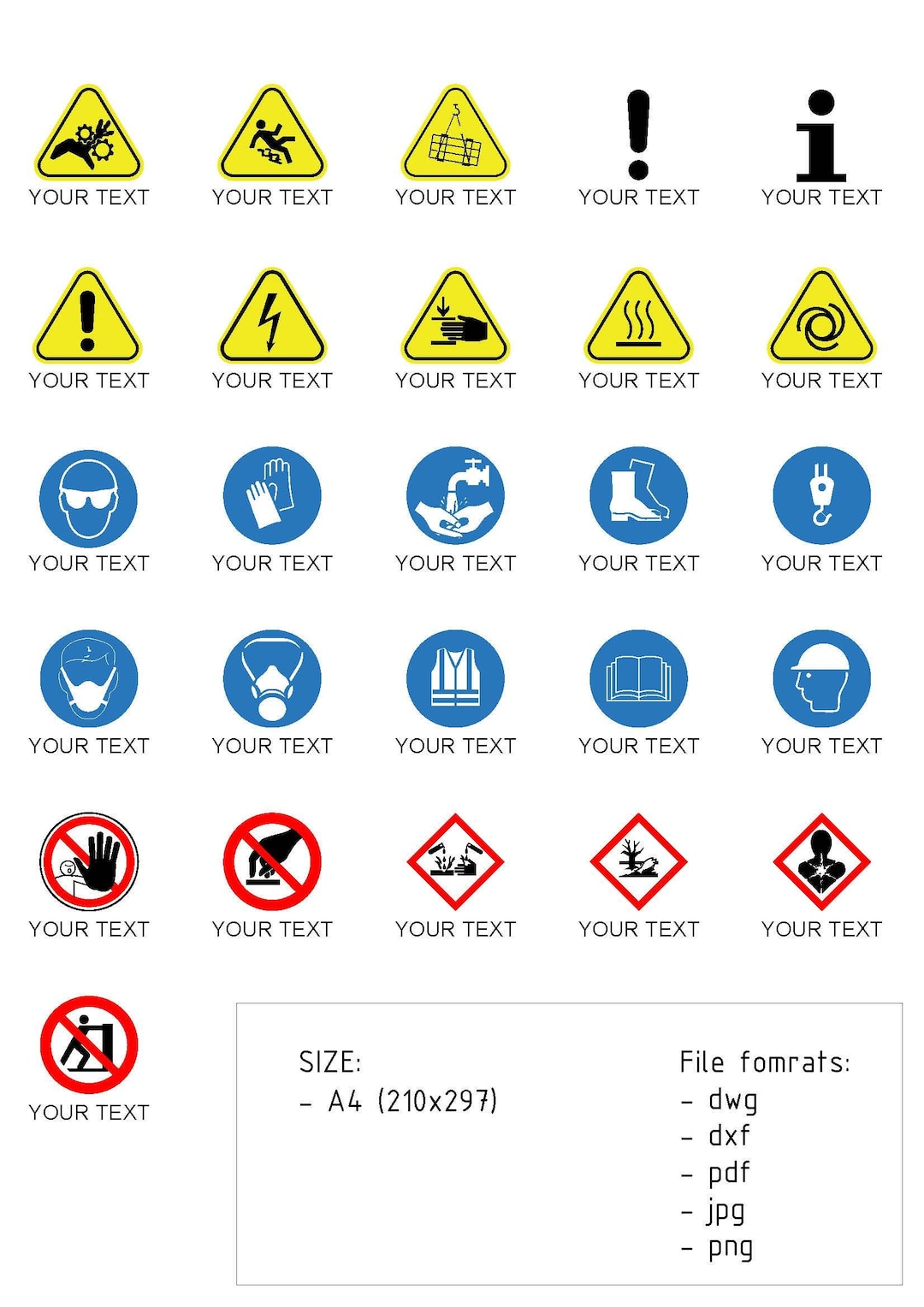 Pictogrammes et icônes graphiques vectoriels standard avec fonction de ...