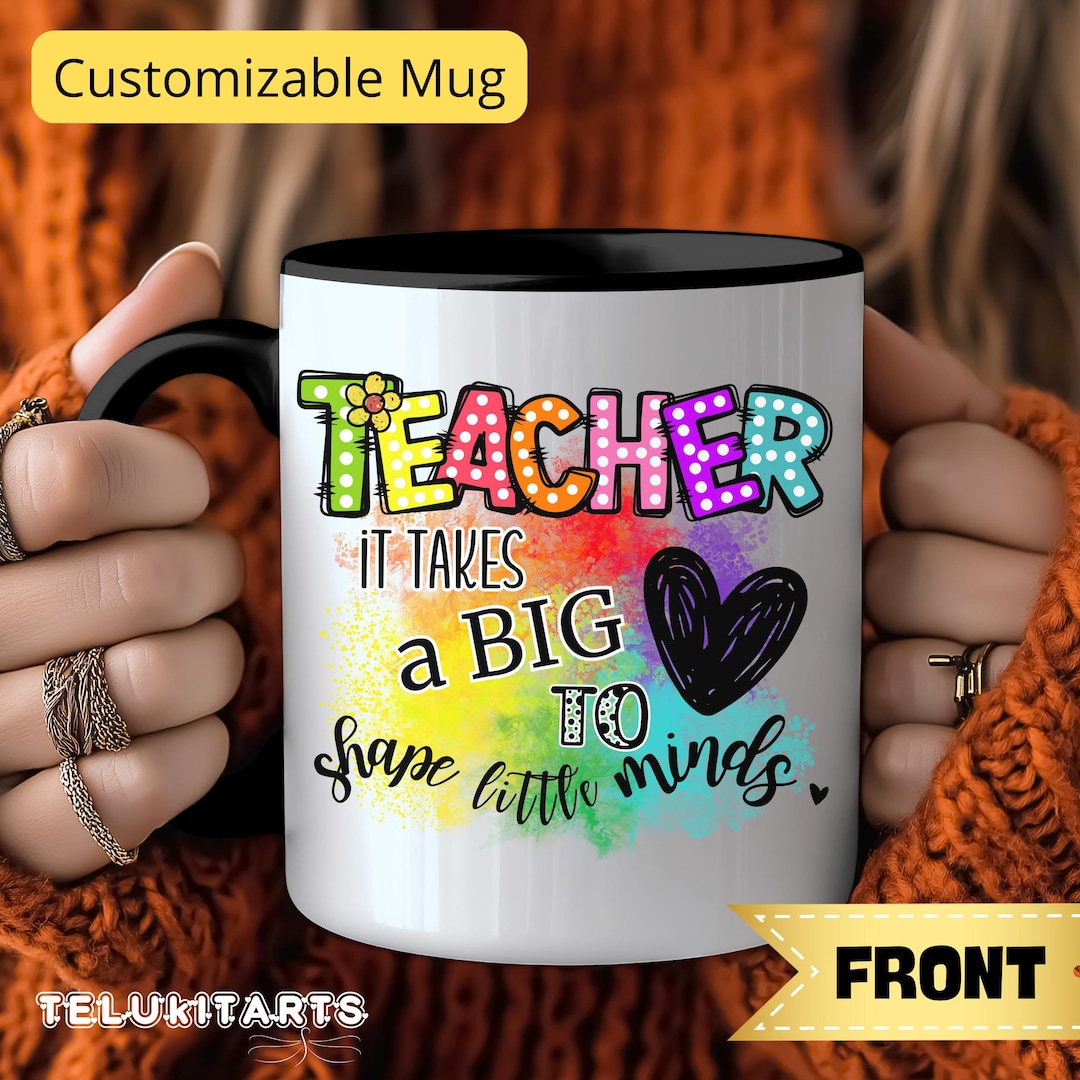 Teacher Coffee Mug,personalized Teacher Mug - Teacher Appreciation Gift ...