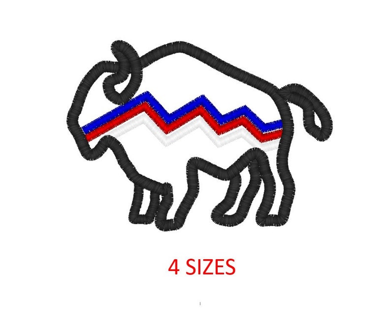 Buffalo Embroidery Design. Native American Embroidery Design. Digital ...