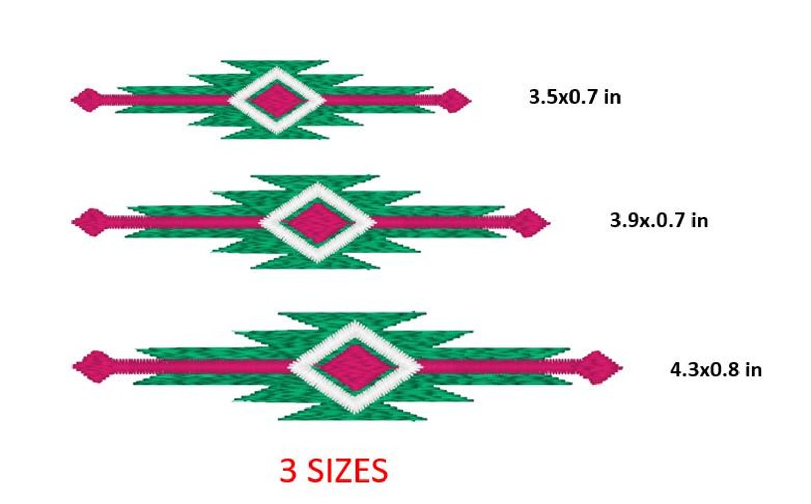 Southwest Native Embroidery Design (digital File) - Etsy