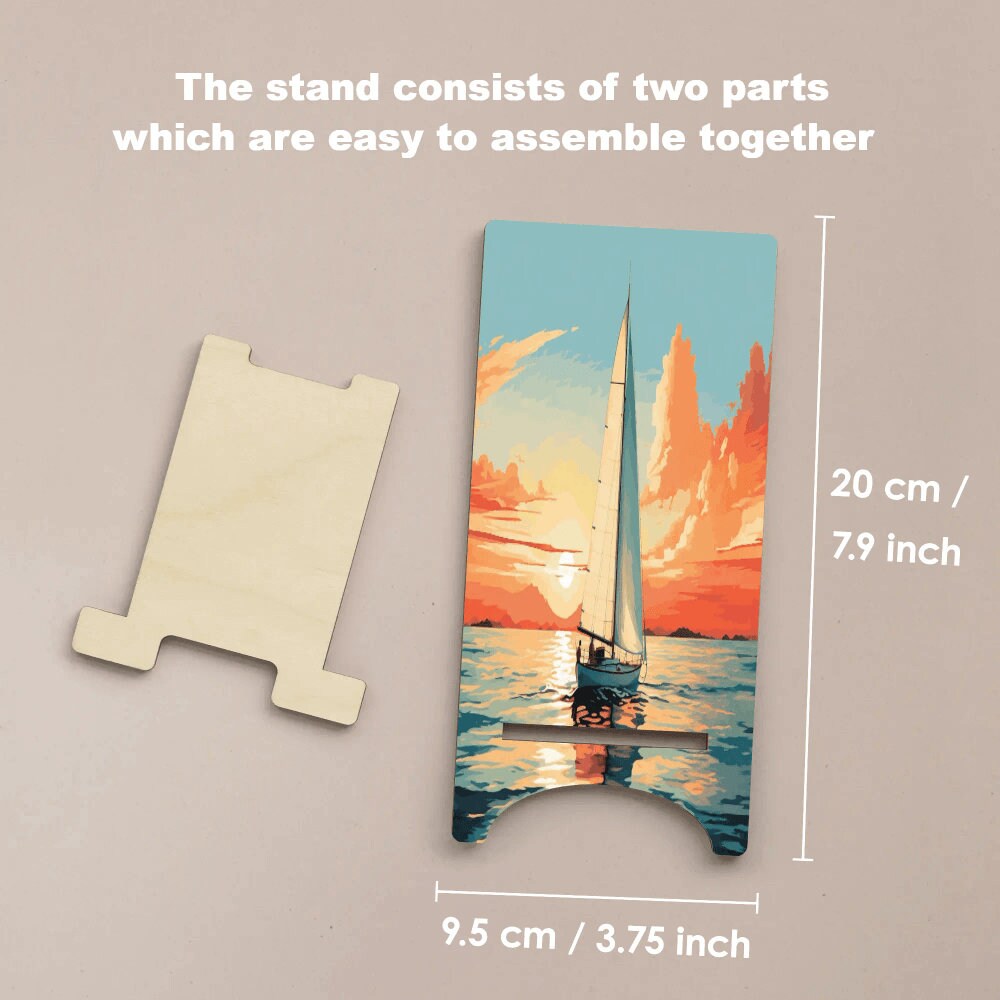 Boat Wood Phone Stand, Ship Holder for iPhone 14 13 12 11 Pro Max ...