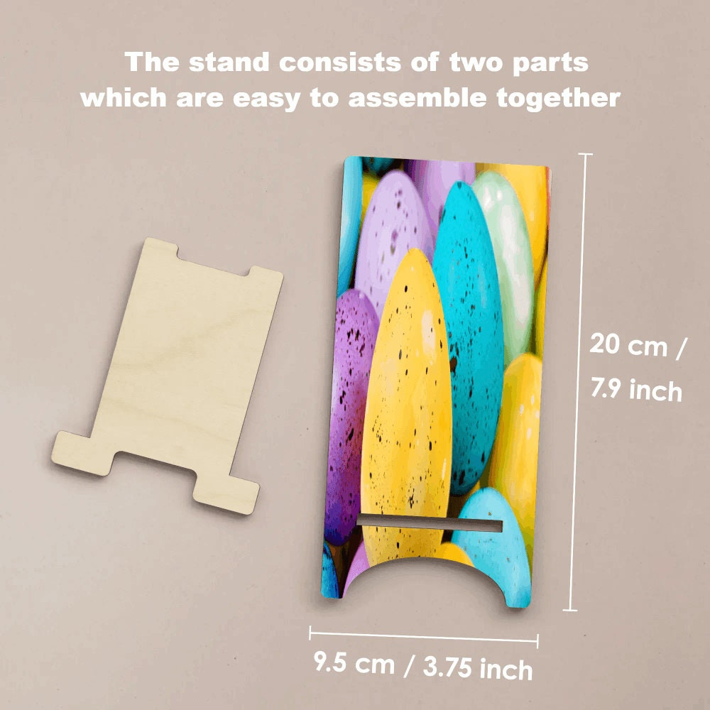 Eggs Wood Phone Stand, Food Holder for iPhone 14 13 12 11 Pro Max ...