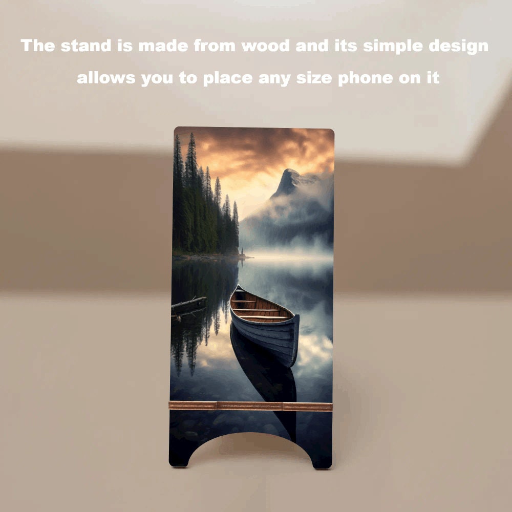 Boat Wood Phone Stand, Ship Holder for iPhone 14 13 12 11 Pro Max ...