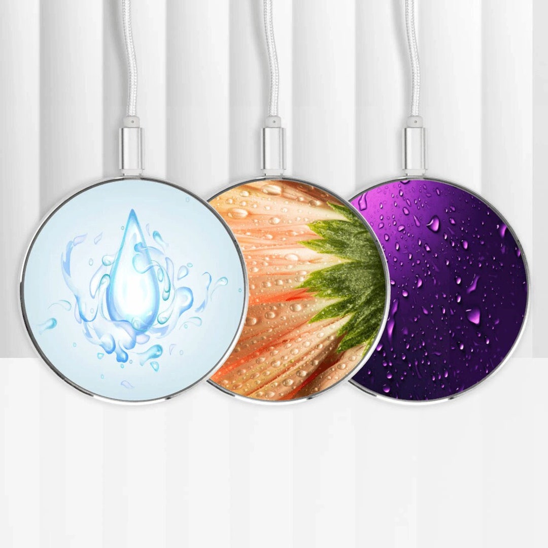 Droplet Mobile Charger 15W Fast Wireless Power Mat for All Qi Devices ...