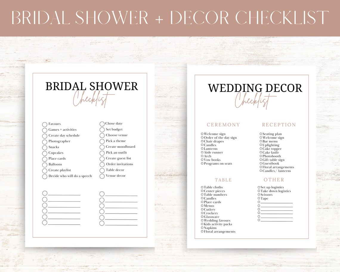 Wedding Planning Checklist, Marriage Planning Timeline, Wedding ...
