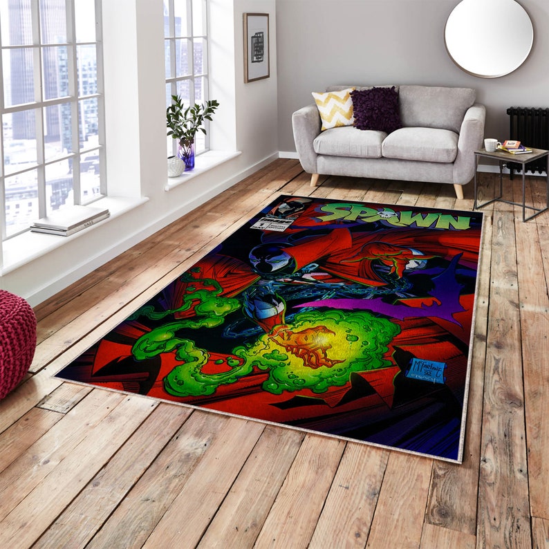 Spawn Comic Cover Area Rug, Spiderman Accent Rug - Etsy Singapore