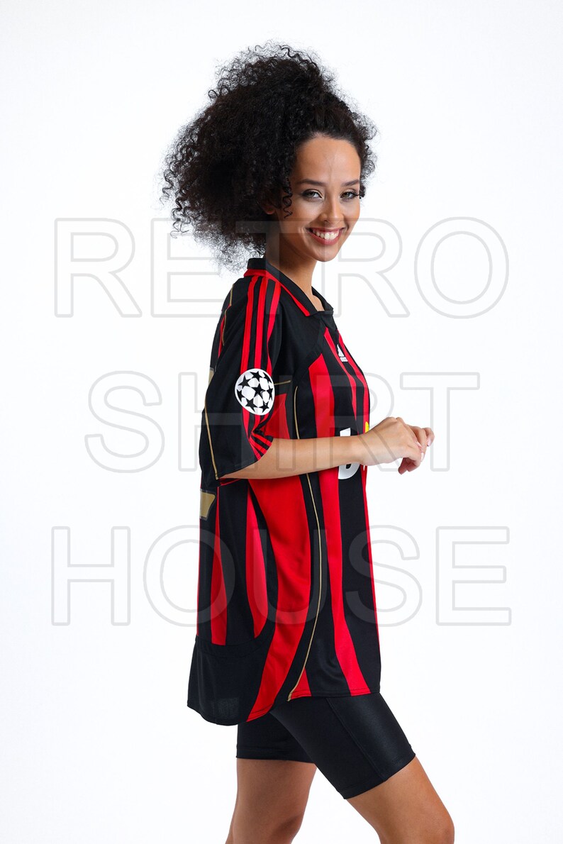 Kaka Ac Milan Retro Kurzarm Retro Fußball Trikot Kit Vintage UCL Jersey ...