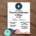EDITABLE Space Force Promotion Celebration Invitation, Military ...