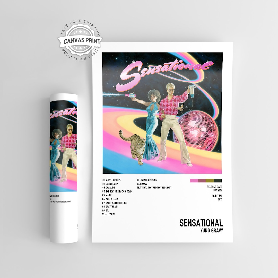 Sensational-yung Gravy Music Album Poster / High Quality Music - Etsy ...