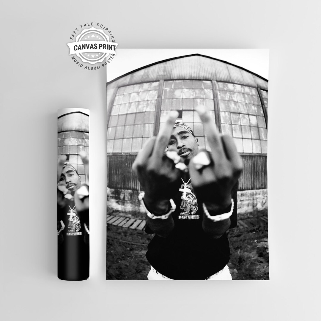 Tupac Shakur 2pac Music Art Poster / Wall Art / Room Decor / High ...