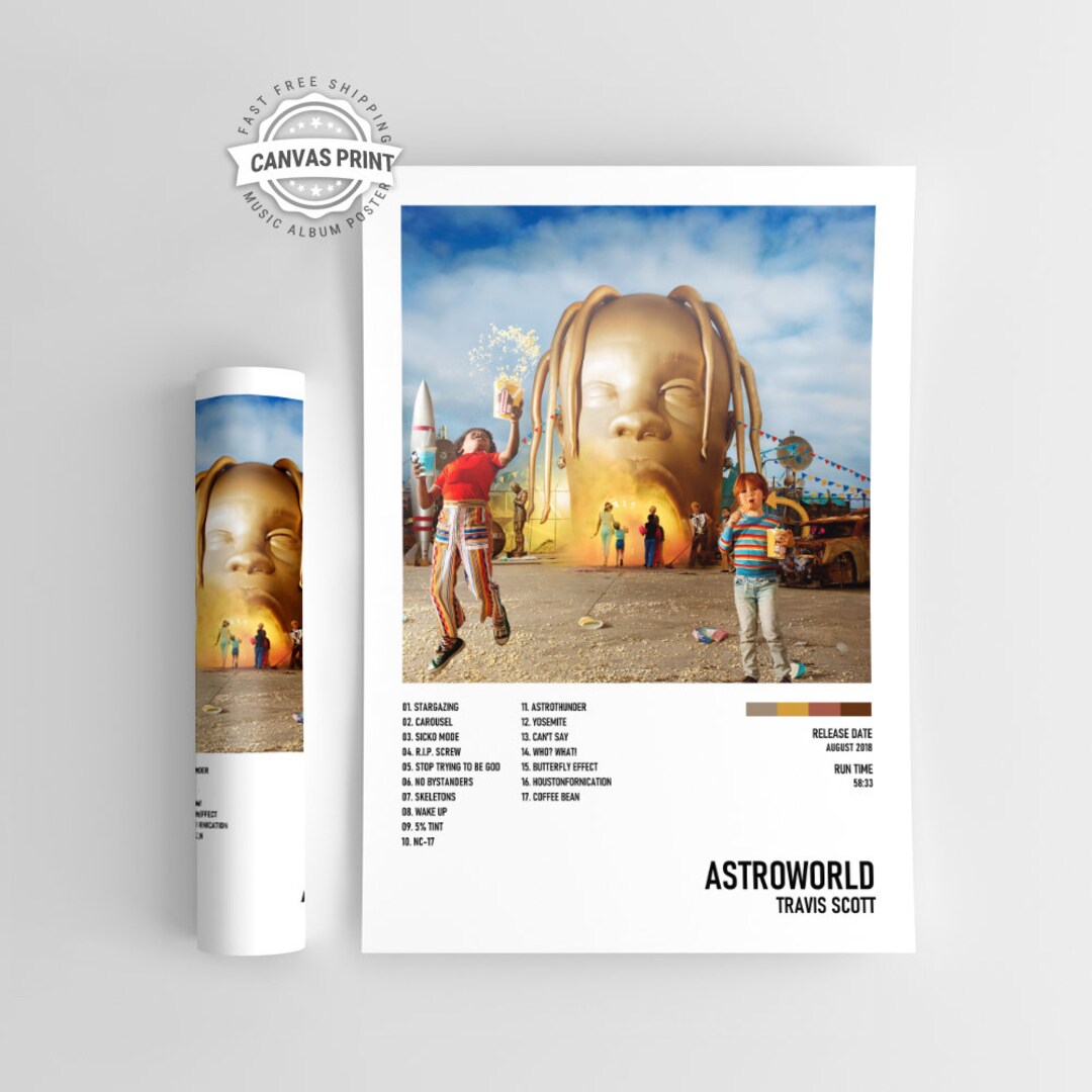 Astroworld-travis Scott Music Album Poster / High Quality - Etsy