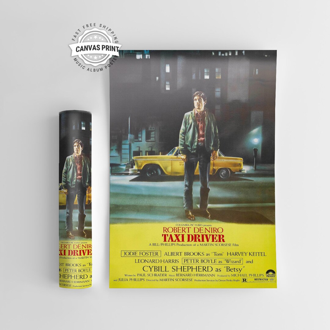 Taxi Driver Movie Poster / Wall Art / Room Decor / High Quality Movie ...