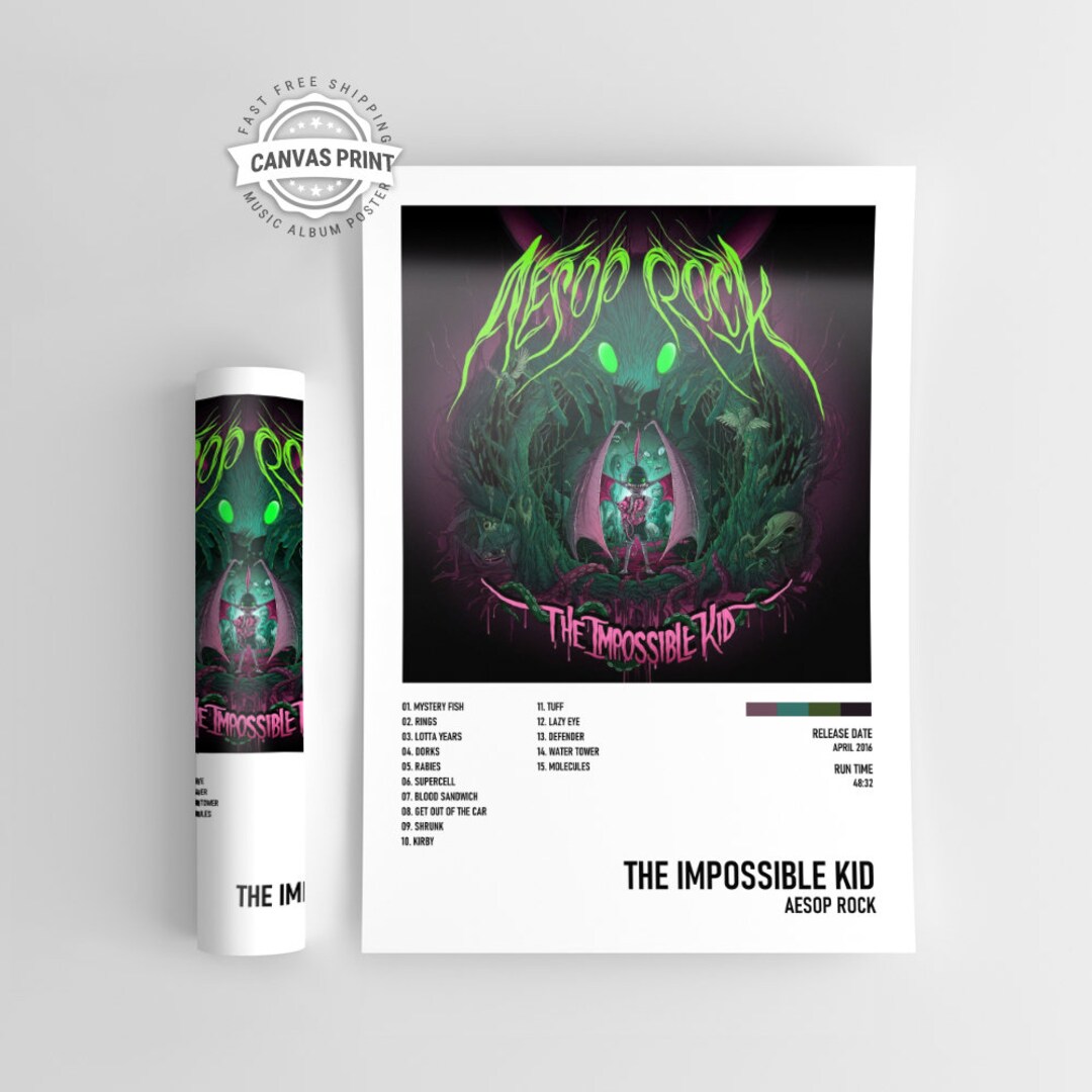 Aesop Rock Poster / High Quality Music Cover Print / A4 / A3 / - Etsy ...