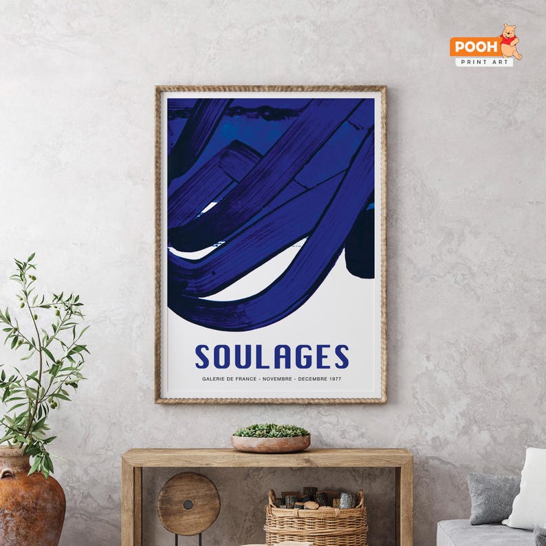 Custom Poster Blue Art - Etsy
