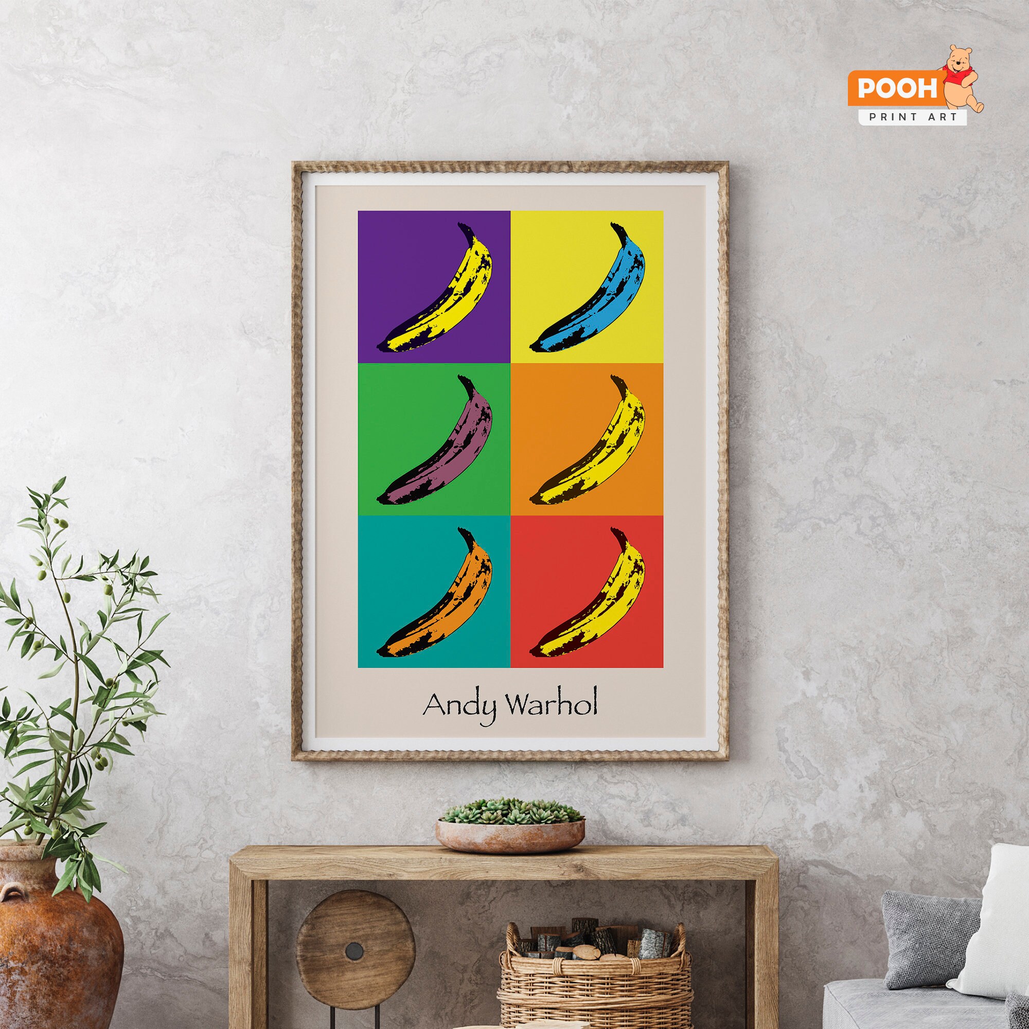 Colorful Andy Warhol,fruit Banana Art,velvet Underground Cover Art ...