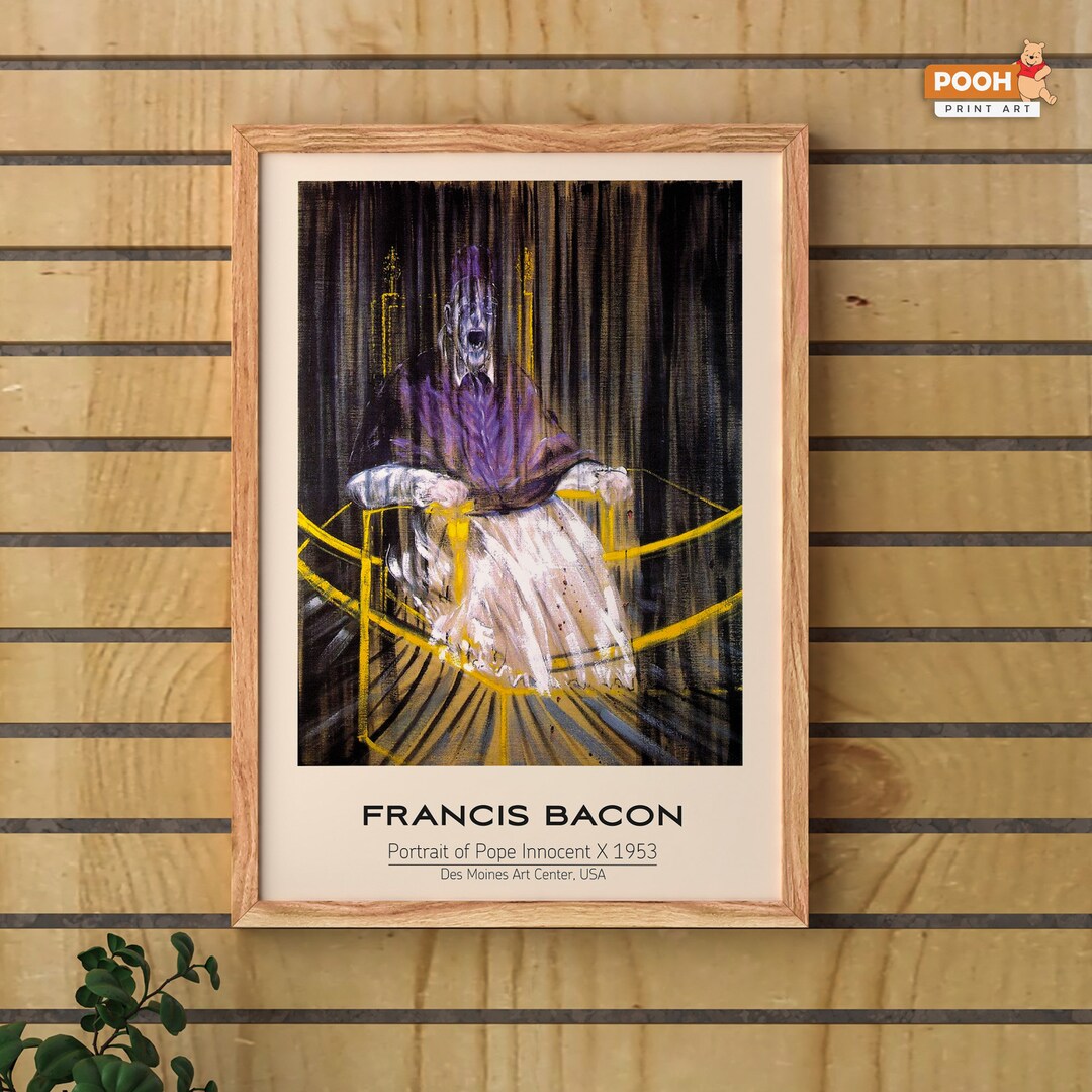 Francis Bacon Print,portrait Art,modern Wall Decor,vintage Poster,home ...