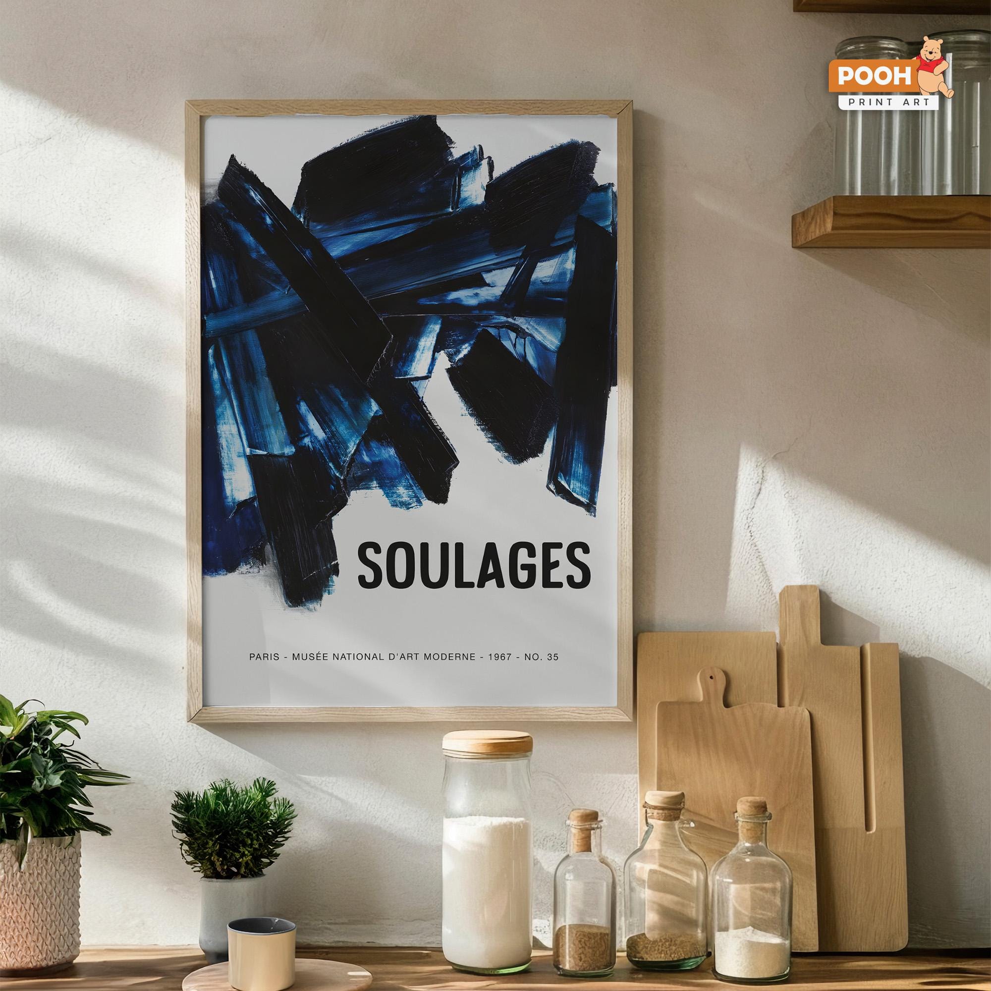 Custom Poster Blue Art - Etsy