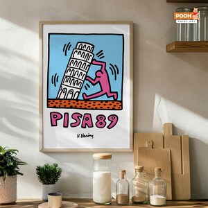 Keith Haring,art Print,exhibiton Poster,keith Haring Wall Art ...