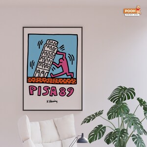 Keith Haring,art Print,exhibiton Poster,keith Haring Wall Art ...